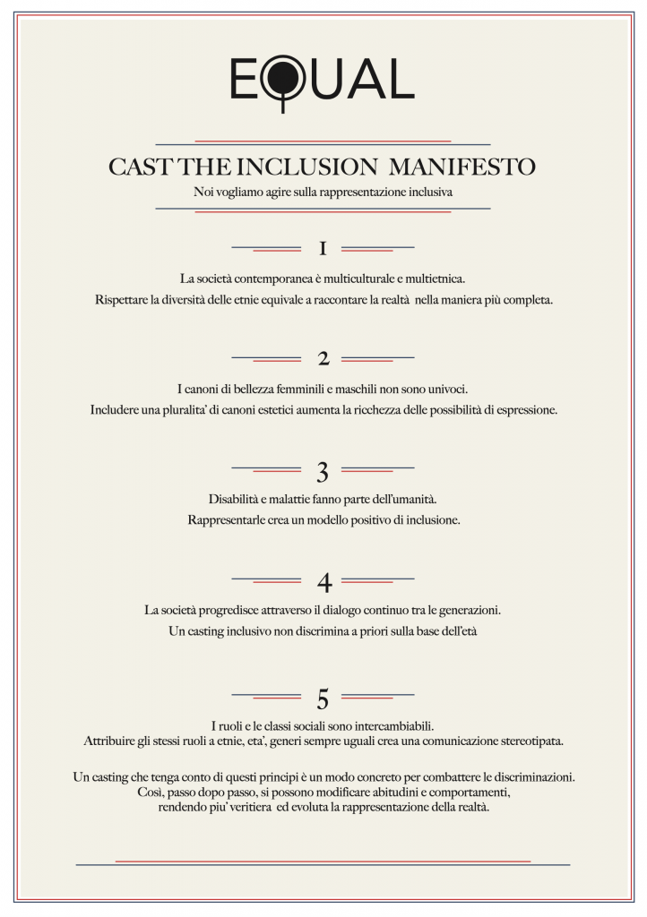 “Cast The Inclusion”, ADCI promuove il manifesto per l’inclusione ...