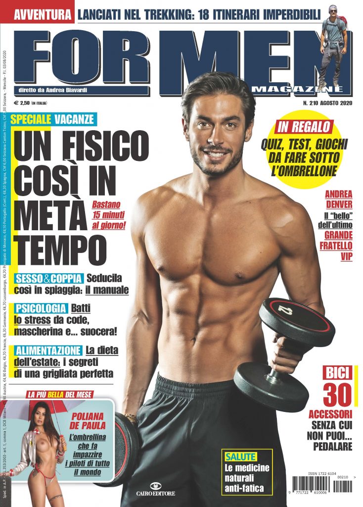 Tutti in forma con il numero di agosto di For Men Magazine - Touchpoint ...