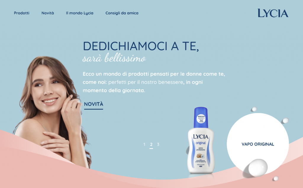 Libera Brand Building Group porta online il nuovo sito di Lycia ...